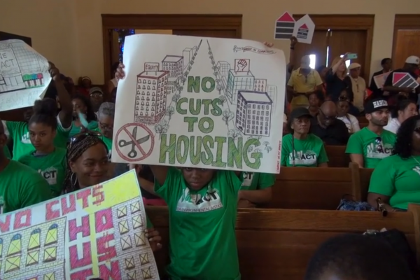 Low-Income Tenants Fight for Affordable Housing, Protest Proposed Trump ...